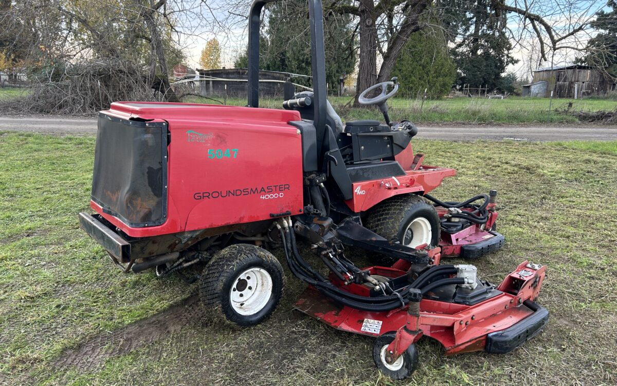 2013 Toro Groundsmaster 4000D 4×4 Rotary Mower | UGATE West | Used Golf ...